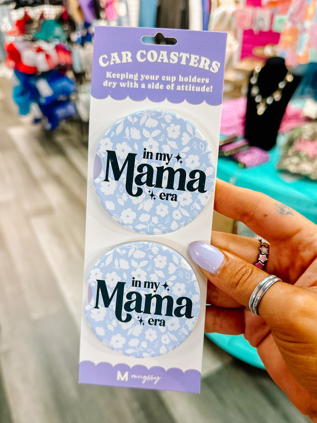 In My Mama Era Car Coasters – The Crazy Cactus